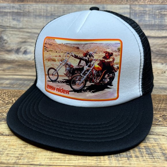 Unbranded | Accessories | Easy Rider Mens Trucker Hat Black Snapback ...